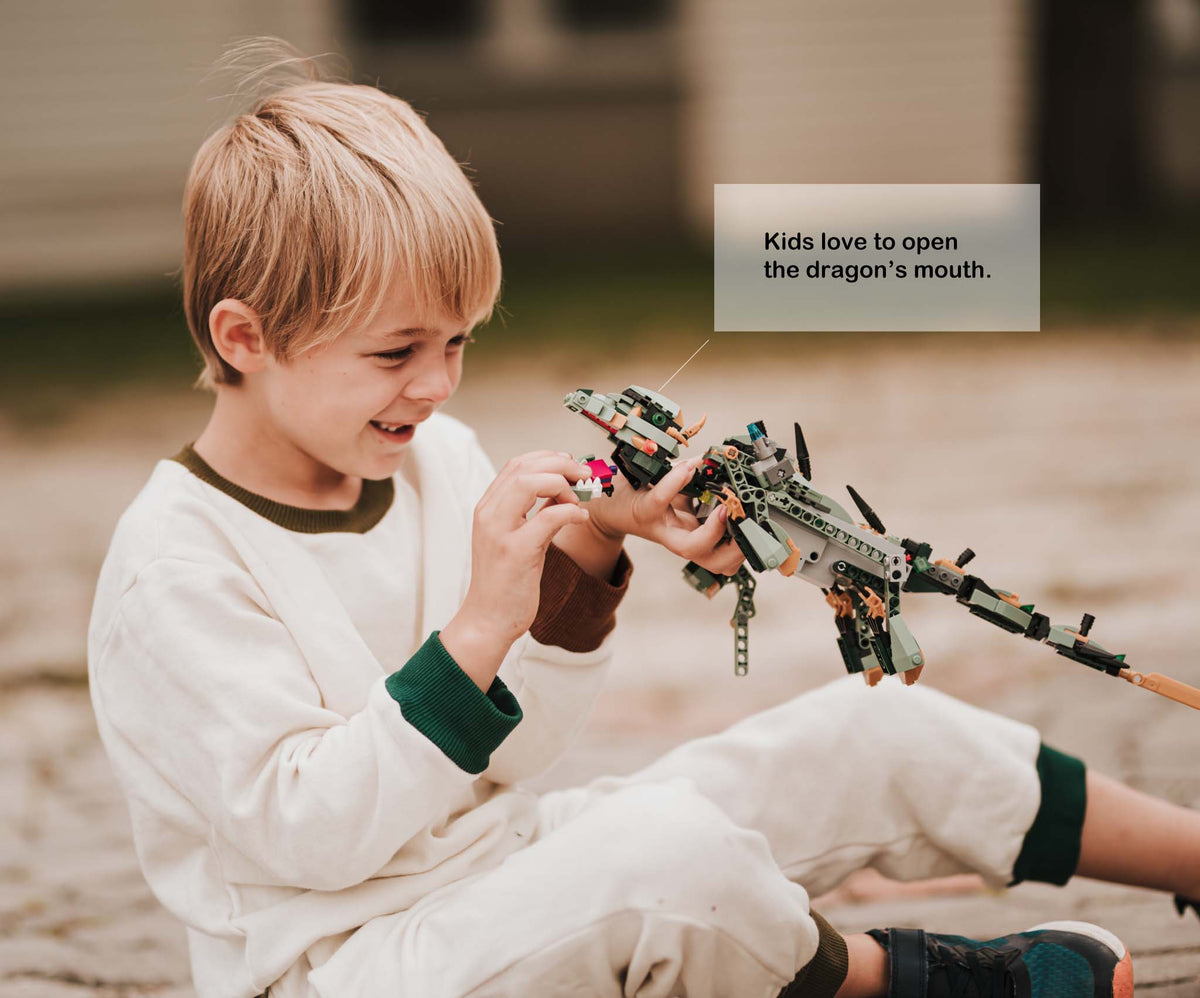 Projects Dragon Building Kit for Kids, Remote Control Engineering ...