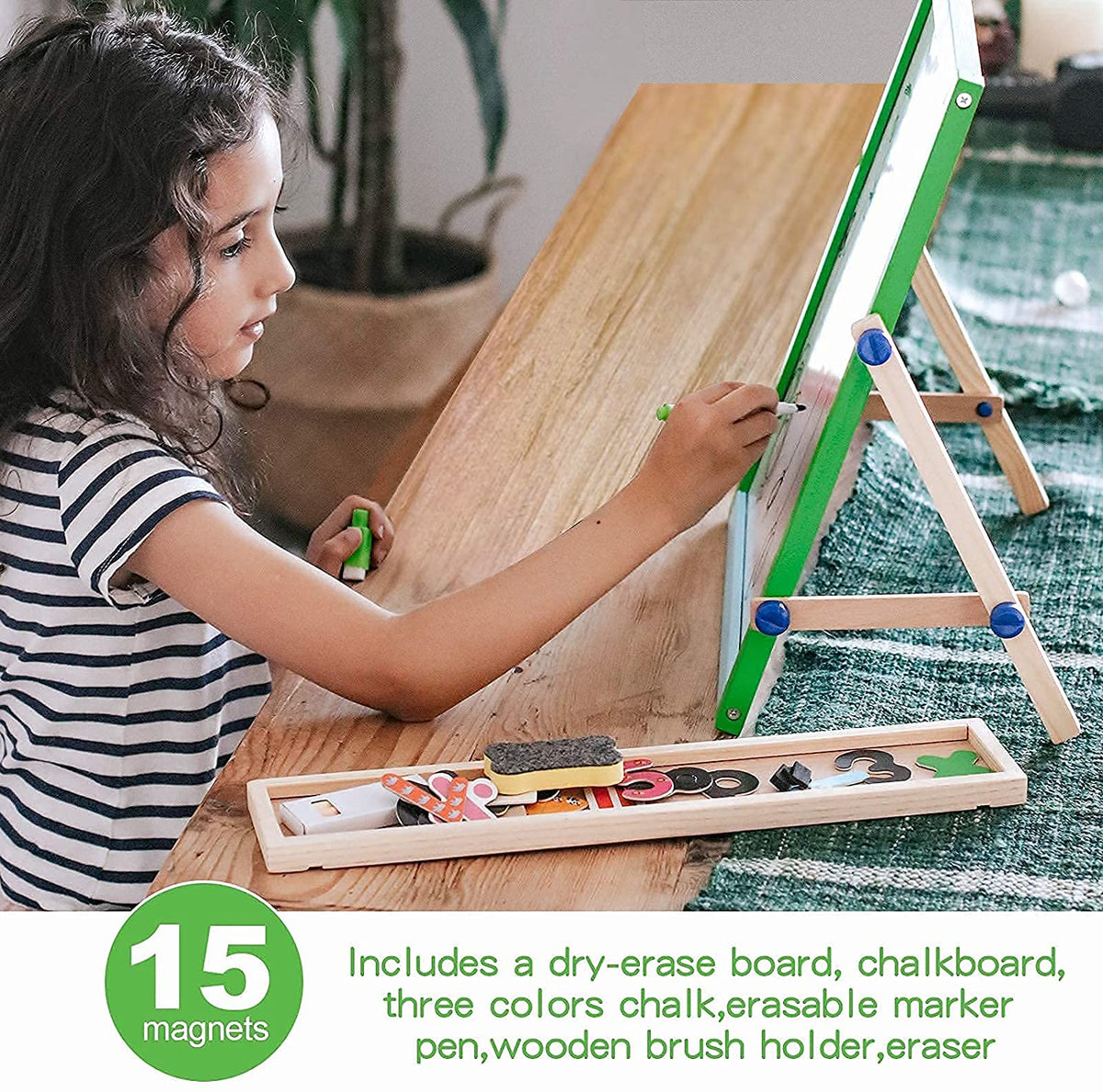 Tabletop Art Easel, Green – GP TOYS